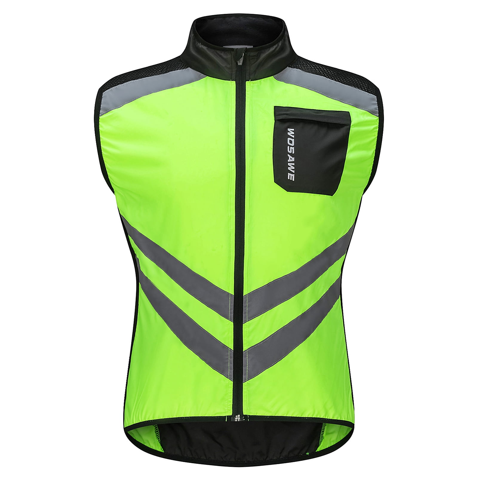 Men Cycling Vest Foldable Quick Dry Breathable Reflective Sports Safety ...