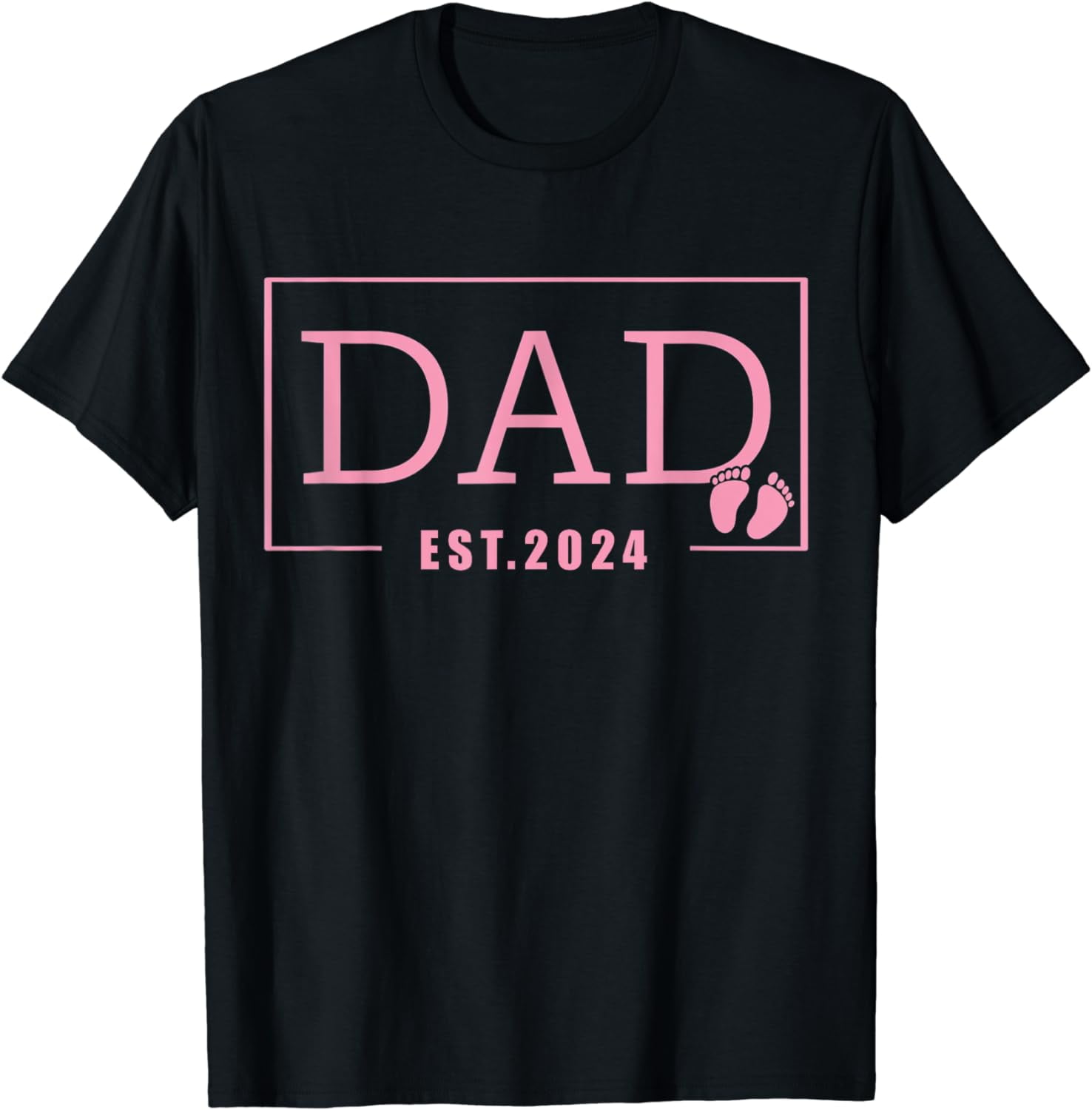 Men Dad Established Est 2024 Girl Newborn Gifts Daddy Father T-Shirt ...