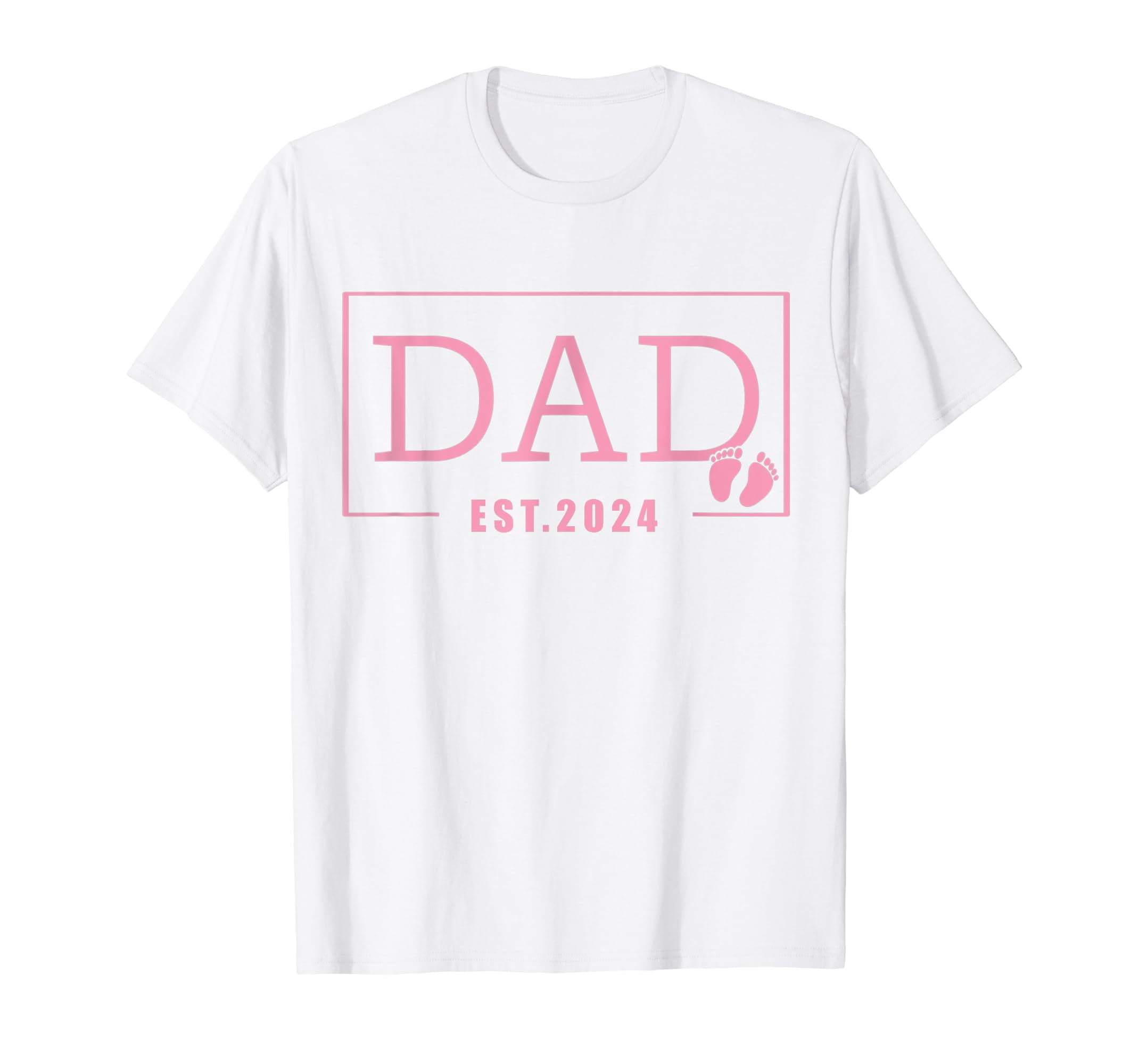 Men Dad Established Est 2024 Girl Newborn Gifts Daddy Father T-Shirt ...