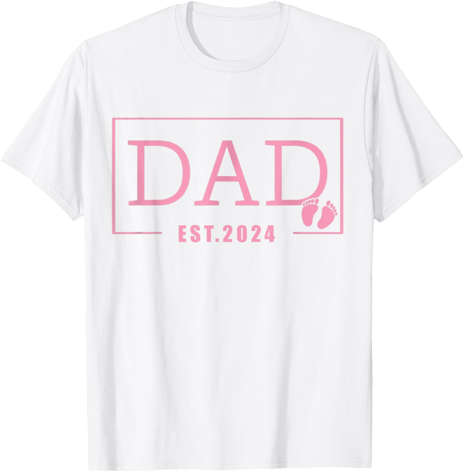 Men Dad Established Est 2024 Girl Newborn Gifts Daddy Father T-Shirt ...