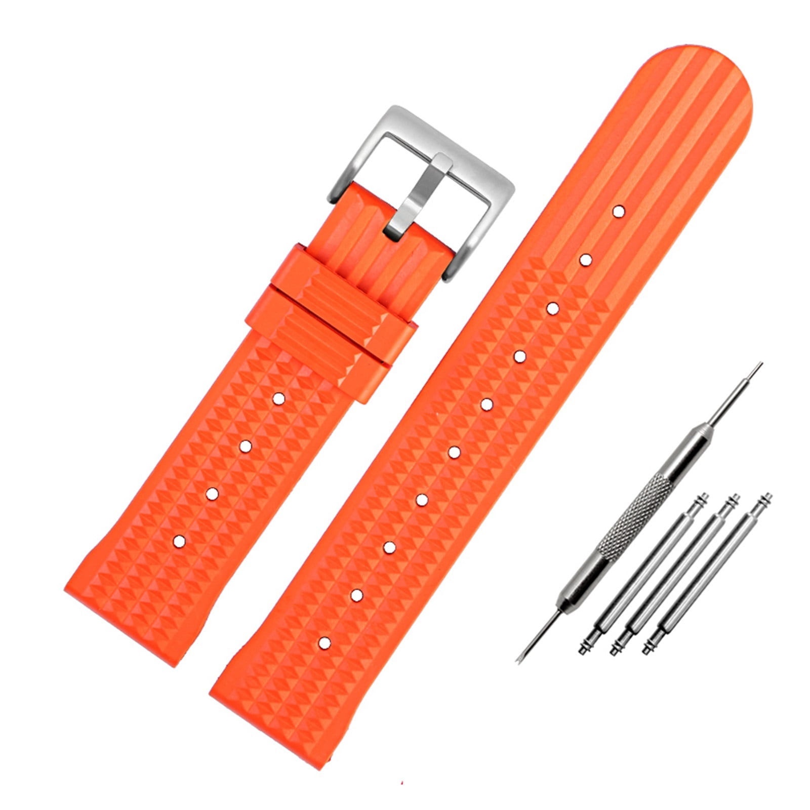 Men Diver Silicone Sports Watch Band 20mm 22mm Fit For Citizen Fit For ...
