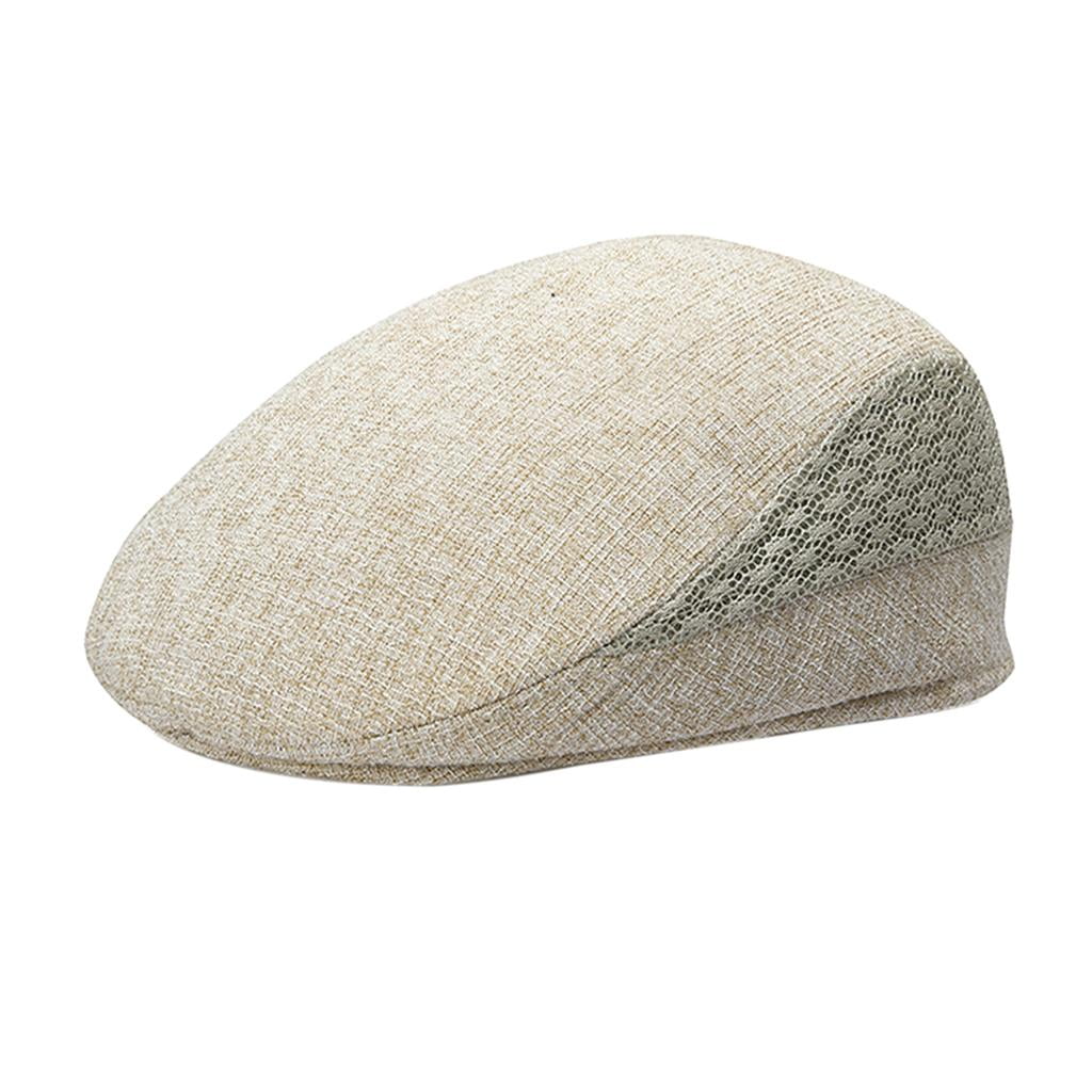Men Duckbill Hat Ivy Newsboy Flat Driving Cap Khaki - Walmart.com