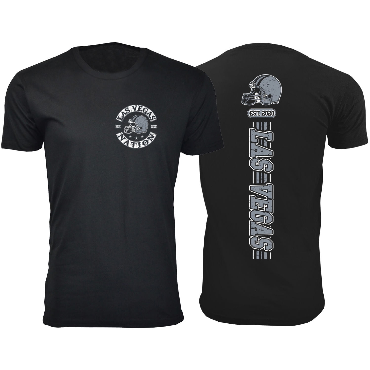 Men Football Stripes T-Shirt - Walmart.com