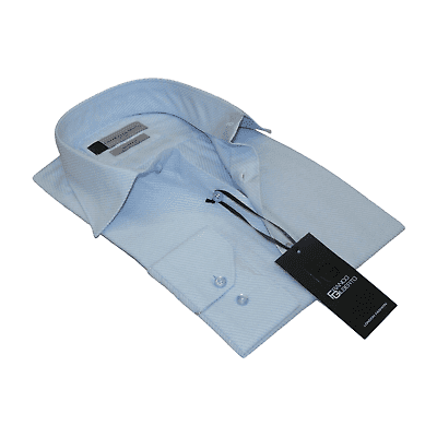 Men Franco Gilberto Shirt Twill Cotton Blend Spread Collar Turkey 5566 ...