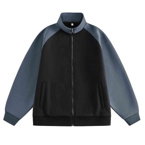 Zippered Sweatshirt Without Hood