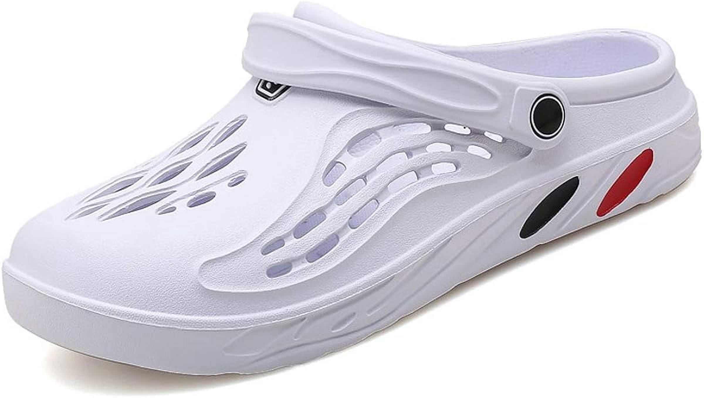Men Garden Clog Shoes Women Beach Slippers Breathable Shower Footwear ...