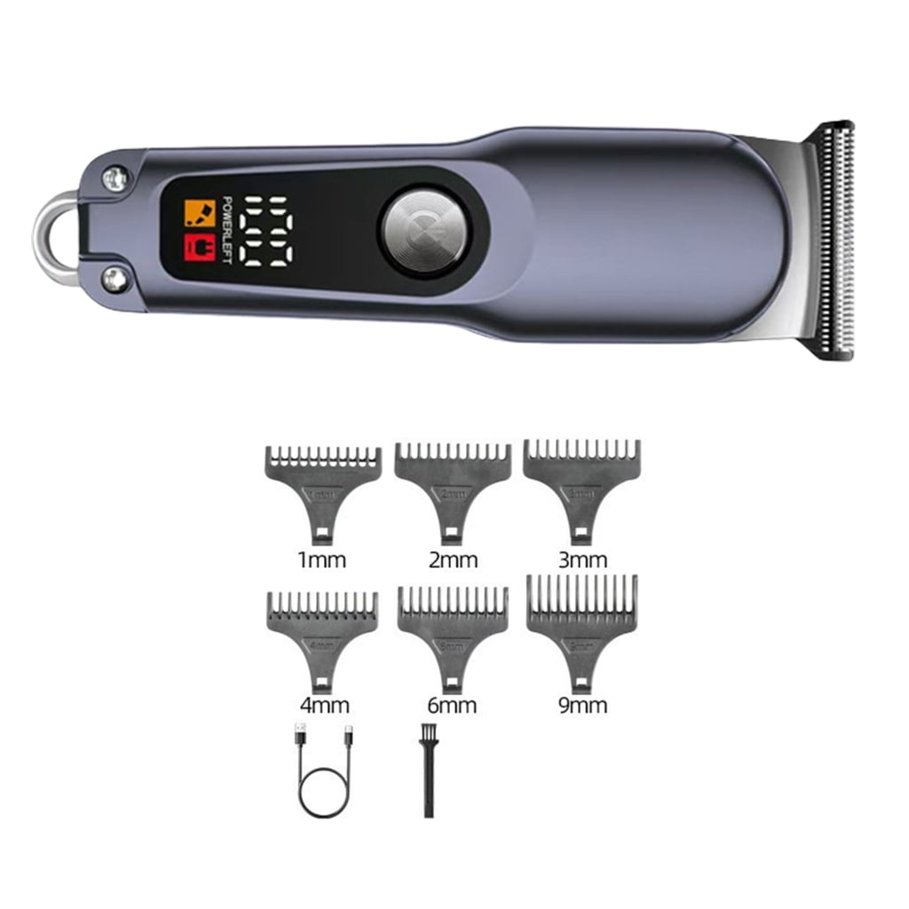 Men Grooming Tool Set High Power Trimming Device with LCD Display ...