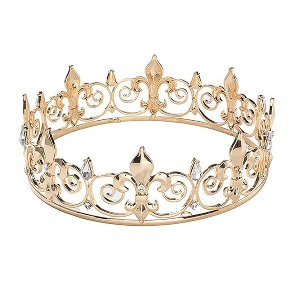 Men Hair Hoop Crowns Proms Dress for King Birthday Headband Photo Props ...