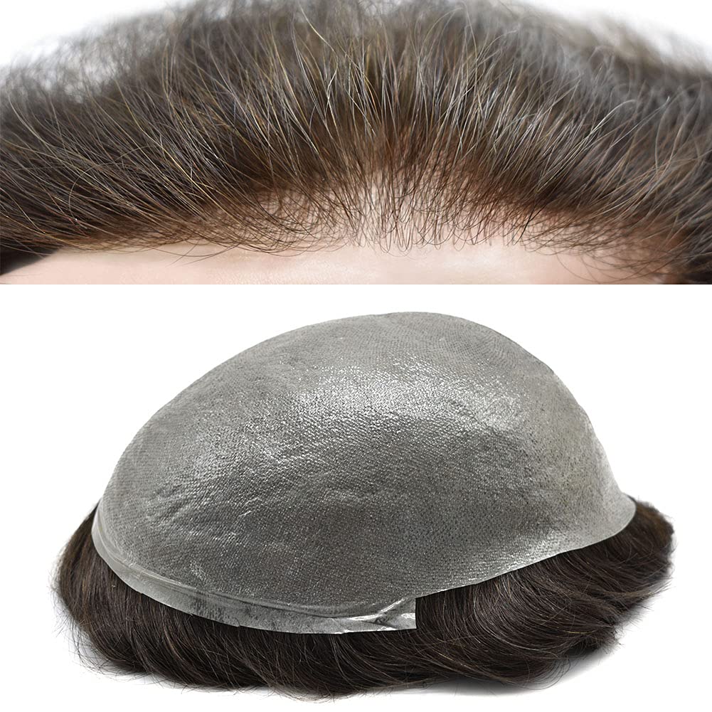 for Men Hair System Replacement Mens Toupee Hairpieces Transparent 0 ...