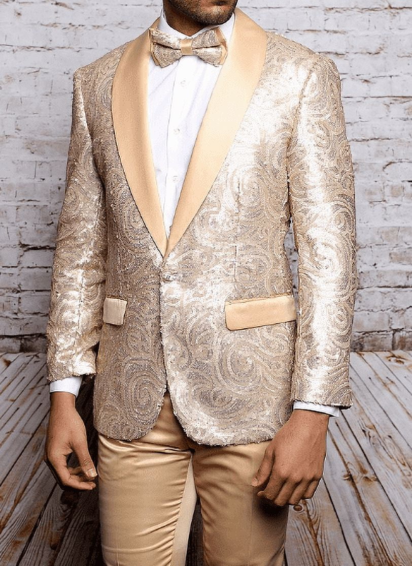 Men Insomnia Manzini Jacket Stage Performer Singer Prom MZE168 Tan ...