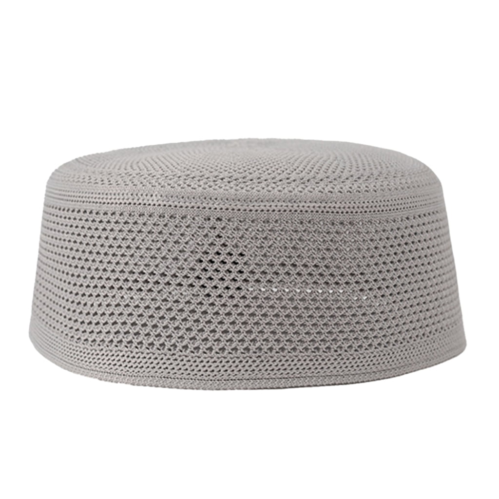 Men Islamic Kufi Prayer Hat EID Ramazan Hijab Prayer Caps Arabian ...