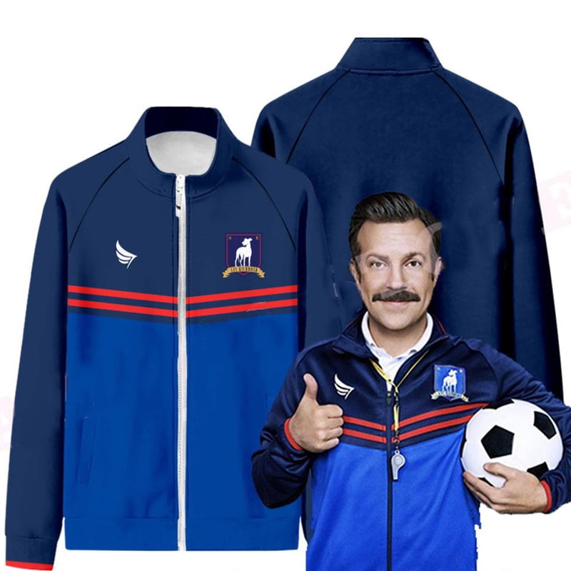 Men Jacket Ted Lasso Season 2 AFC Richmond Football Jersey Cosplay ...