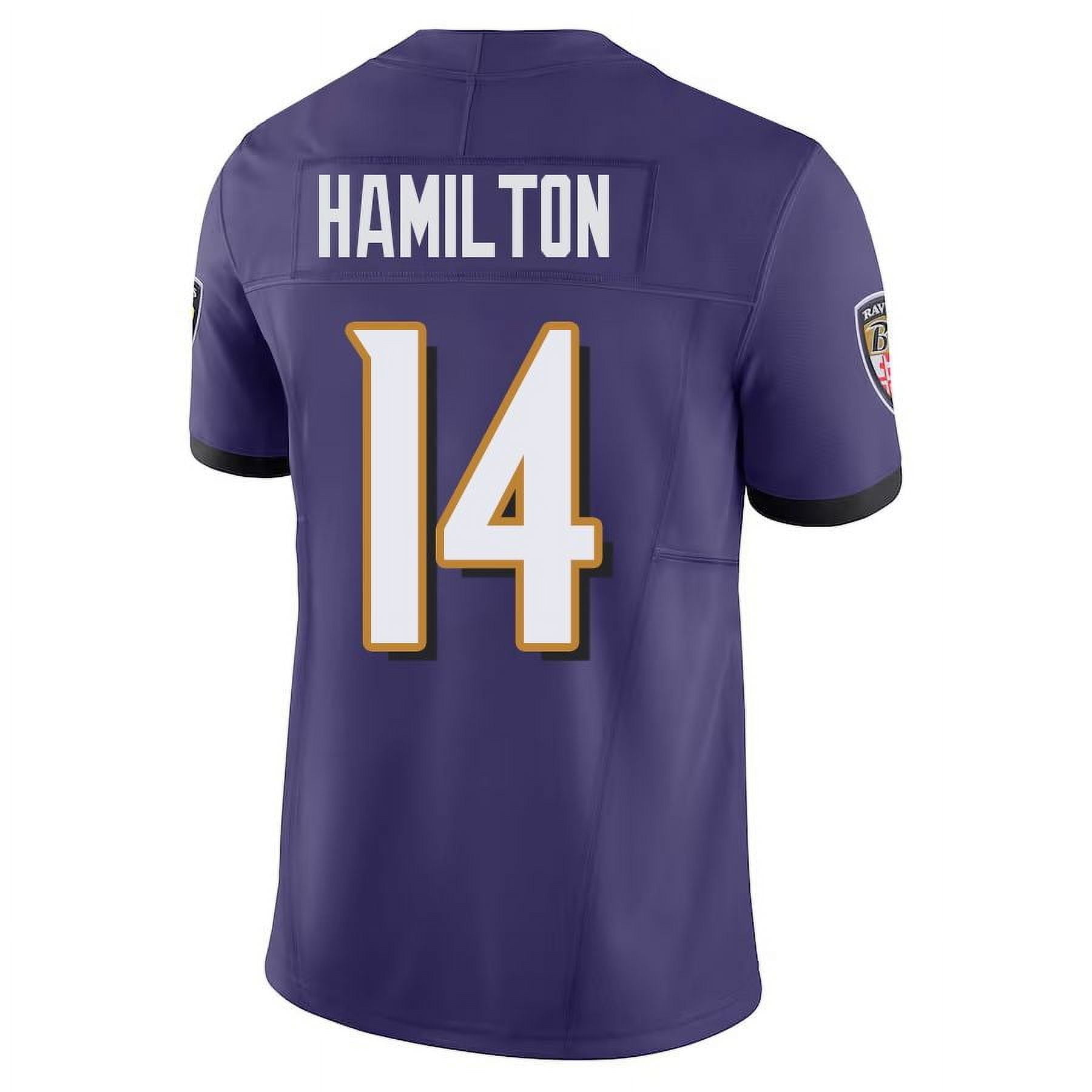 Men Kyle_Hamilton Purple Jerseys T Shirt - Walmart.com