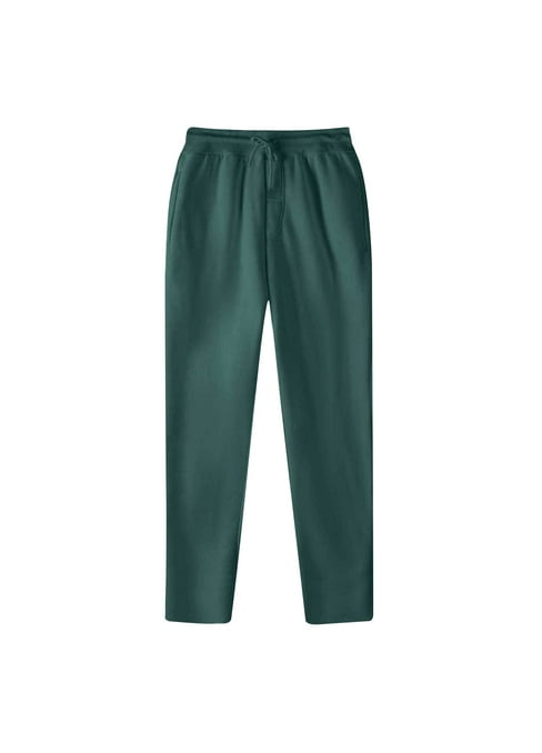 Aueoeo Men's Loose Fits Sweatpants Baggy Straight Leg Sweat Pants Open ...