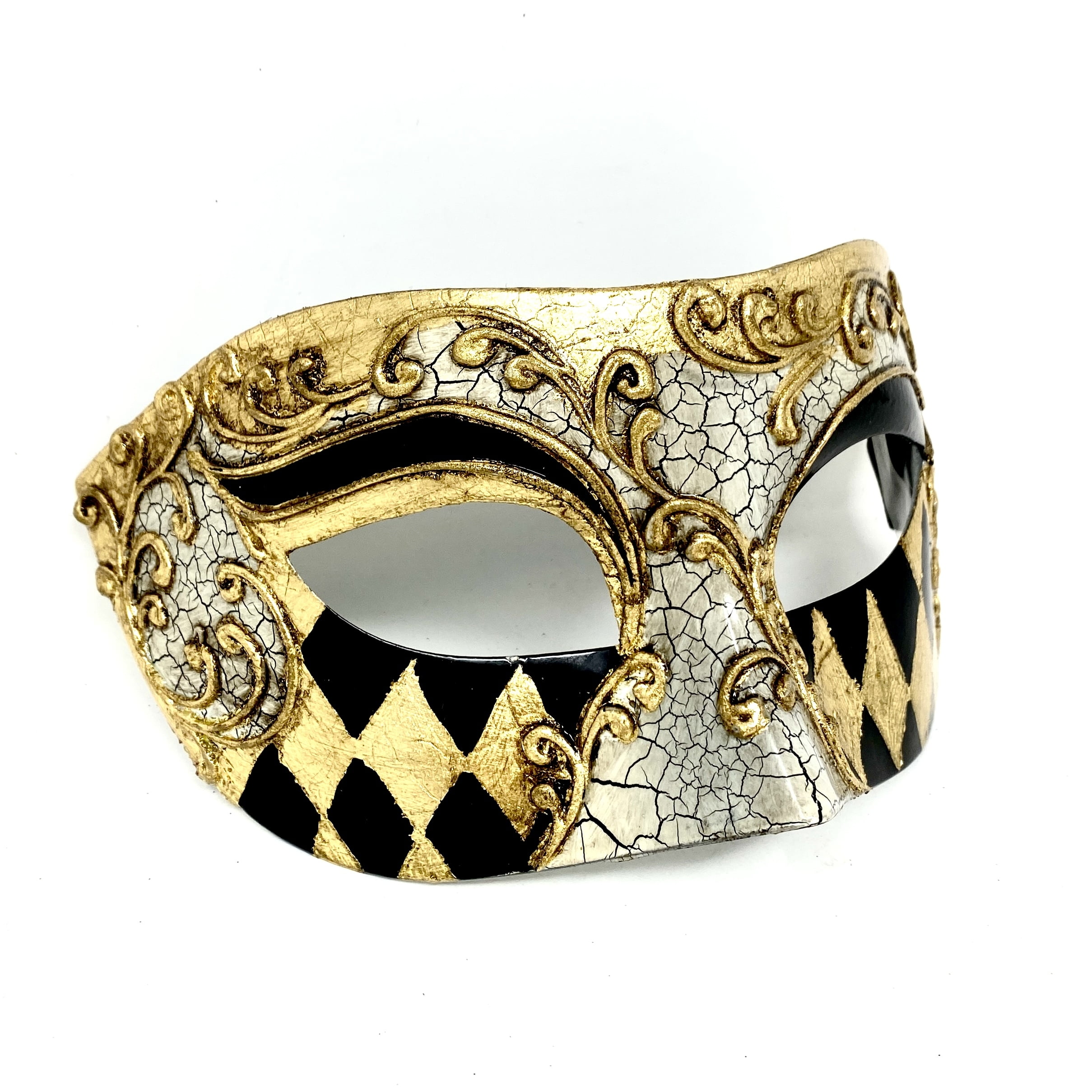 Men Masquerade Mask Mardi Gras Masks for Halloween Costume Burlesque ...