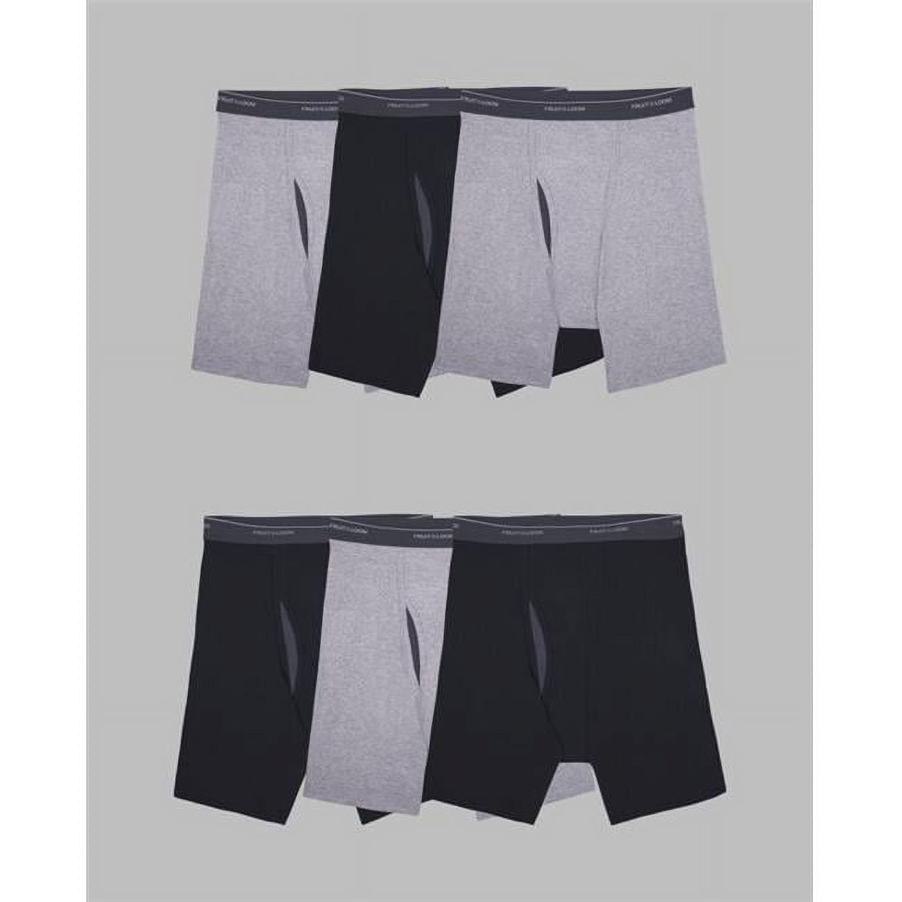 Men Mid Rise Eversoft CoolZone Fly Boxer Briefs, Assorted Color - Small ...