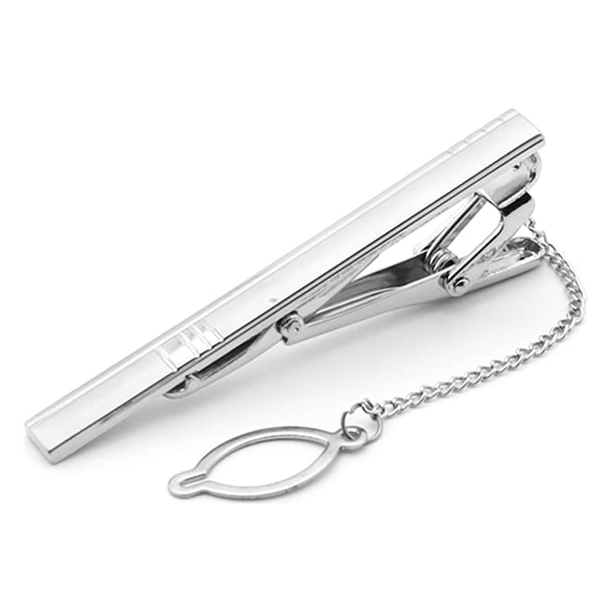 Men Clips Metal Simple Necktie Bar Clasp Pinch Clip Clamp Pin for ...