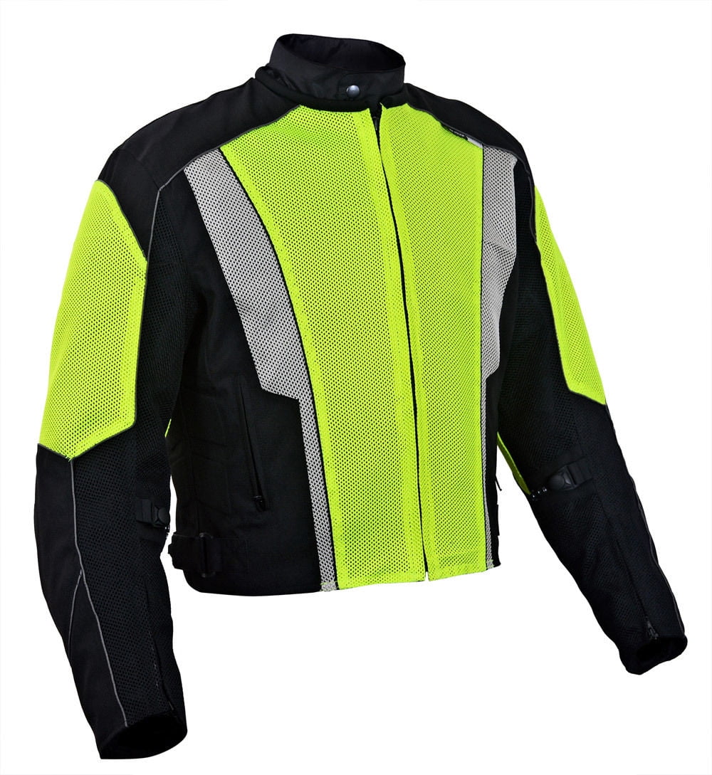 Men Motorcycle Textile Mesh Race Jacket CE Protection MBJ054-1 (XS ...