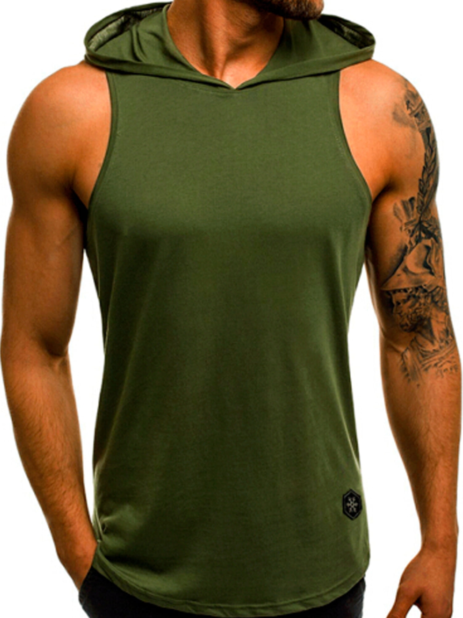 Men Muscle Fitness Tank Top Bodybuilding Workout Gym Sport Sleeveless ...