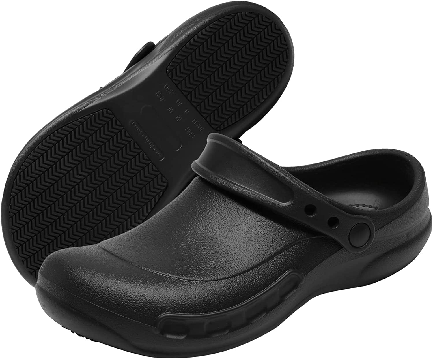 Men Non Slip Chef Shoes, Waterproof Nursing Work Clog Shoe for Food ...