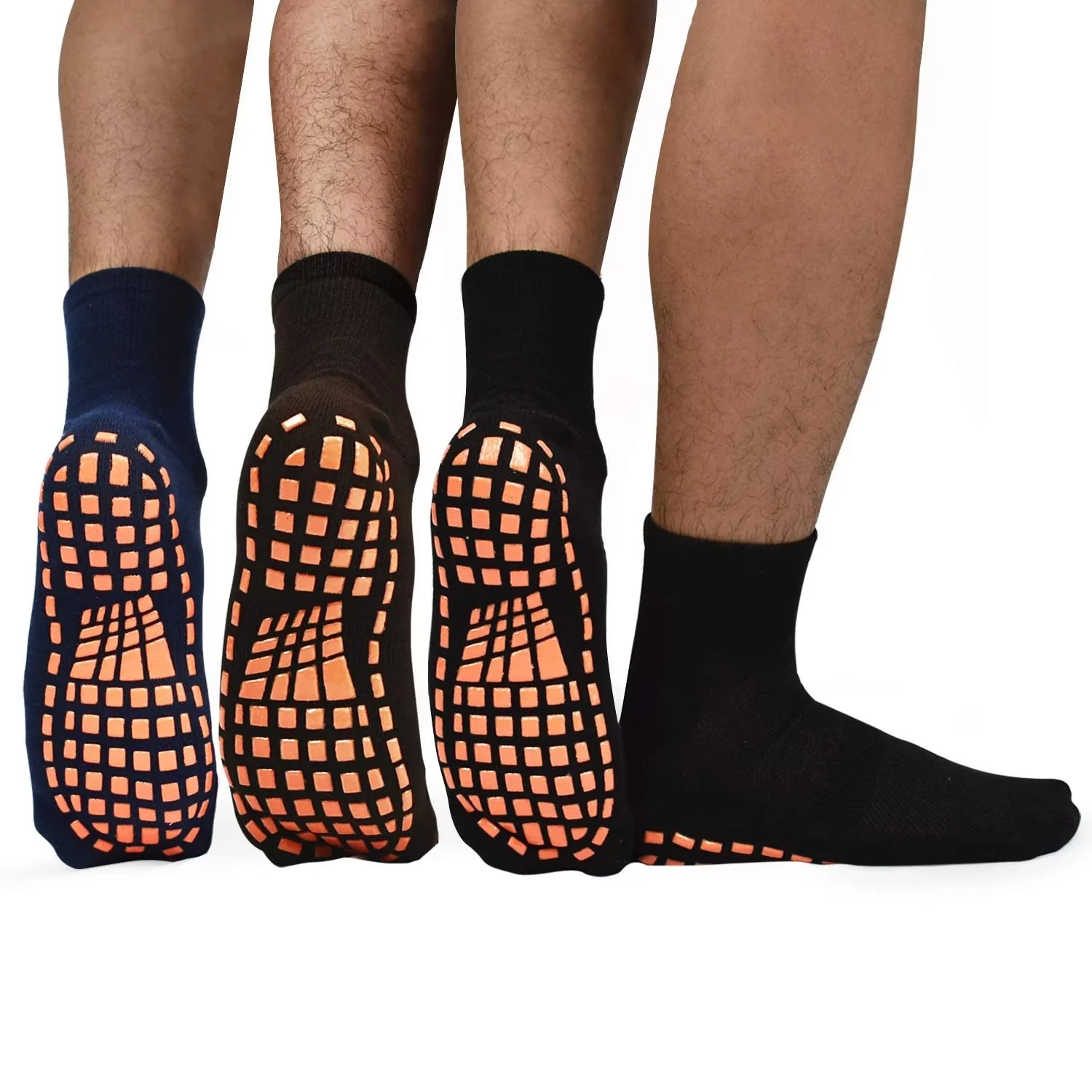 Skibeaut Gripper Socks for Adults, Anti-Skid Yoga Pilates Socks ...