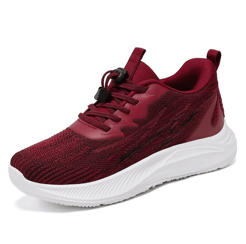 Men Orthopedic Shoes Lace-Up Sneakers,Extended Width Foot and Heel ...