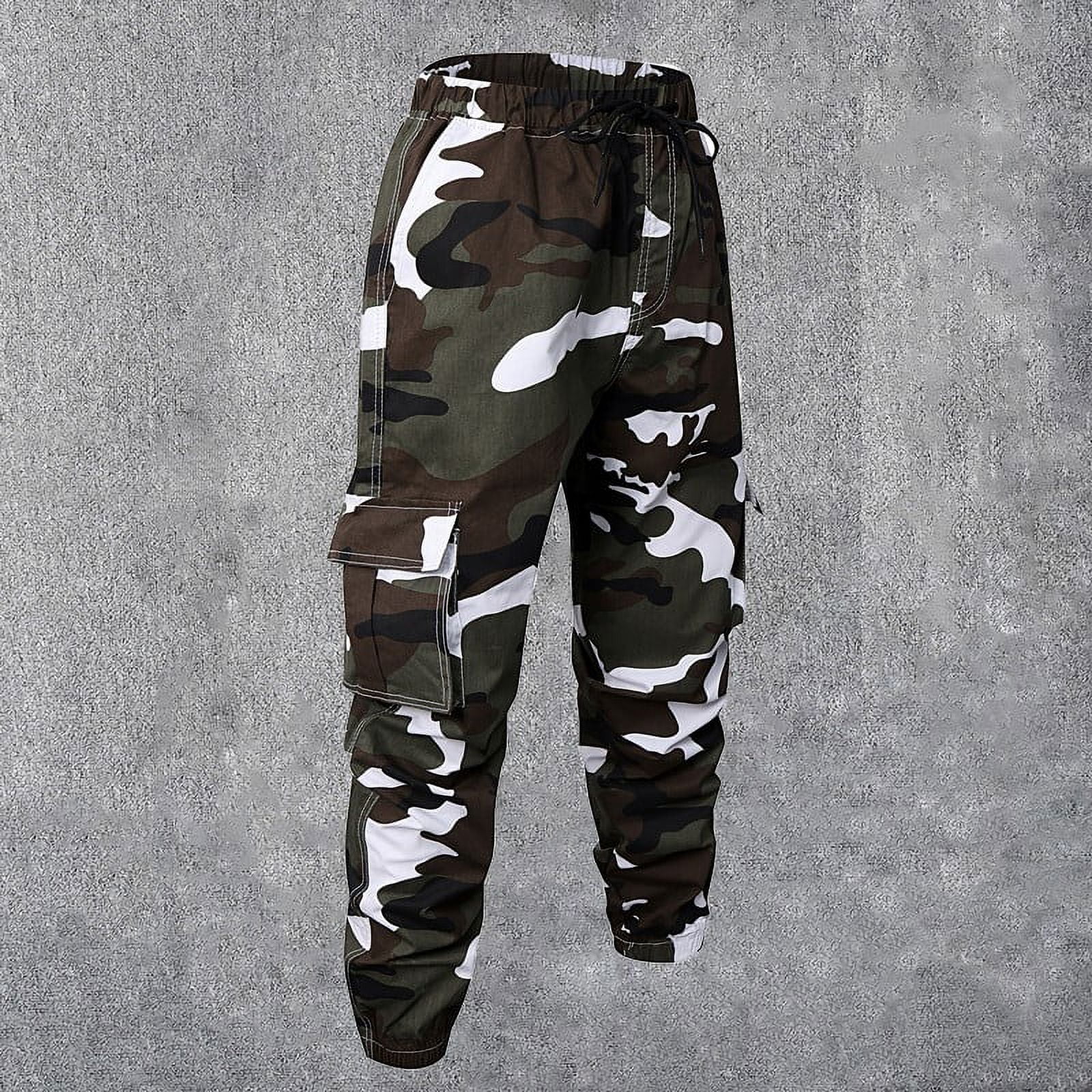 Men Outdoor Cargo Pant Lightweight Tactical Pant Hiking Jogger Classic ...