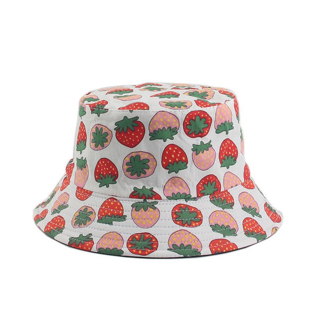 Men Panama Summer Reversible Bucket Hat Harajuku Hip Hop Bucket Cap ...