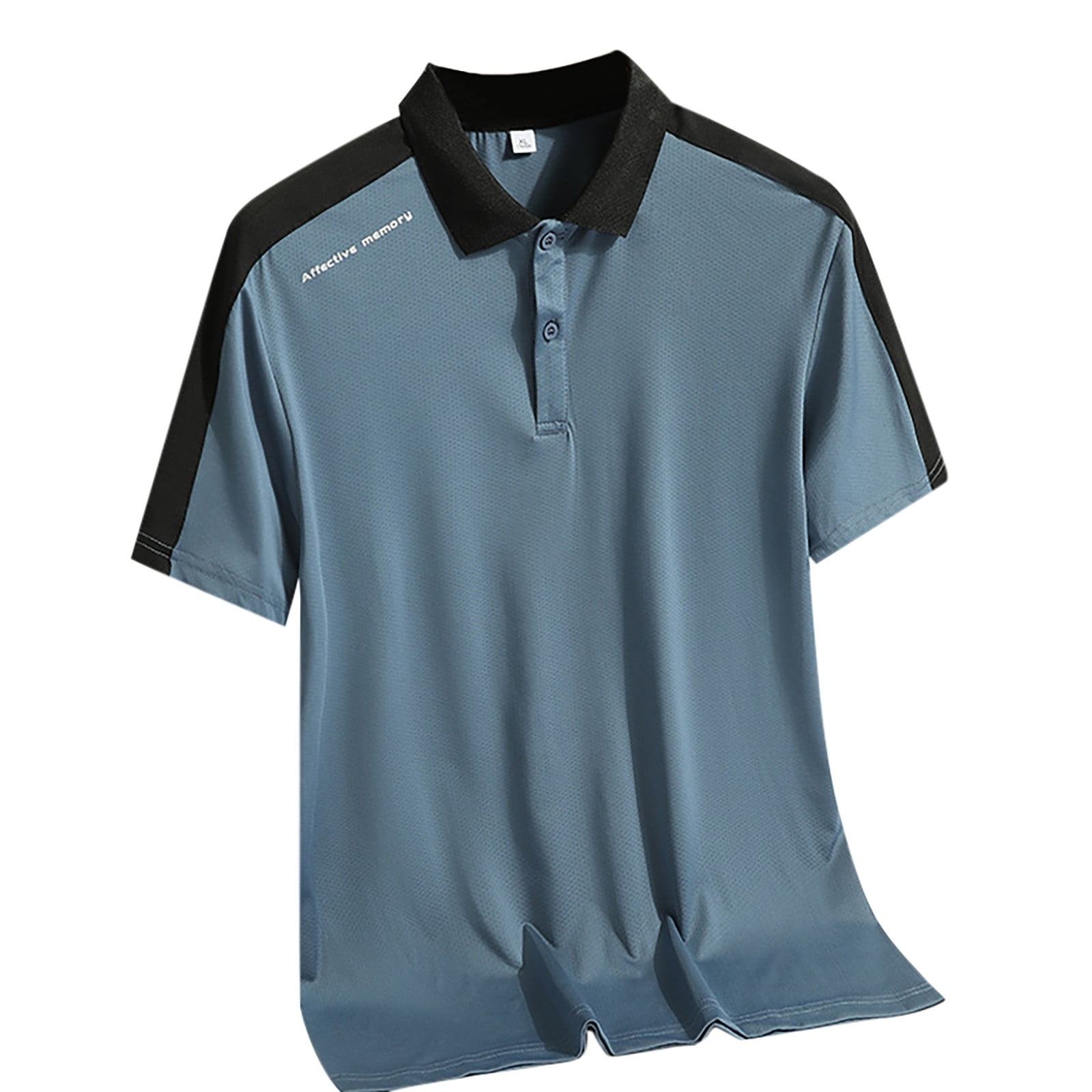 Men Polo Shirt Men Summer Sports Short Sleeved Ice Silk Thin Top ...