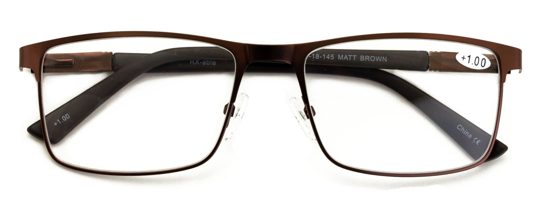 Men Premium Optical Frame Wide Large Head Reading Glasses Rectangular ...