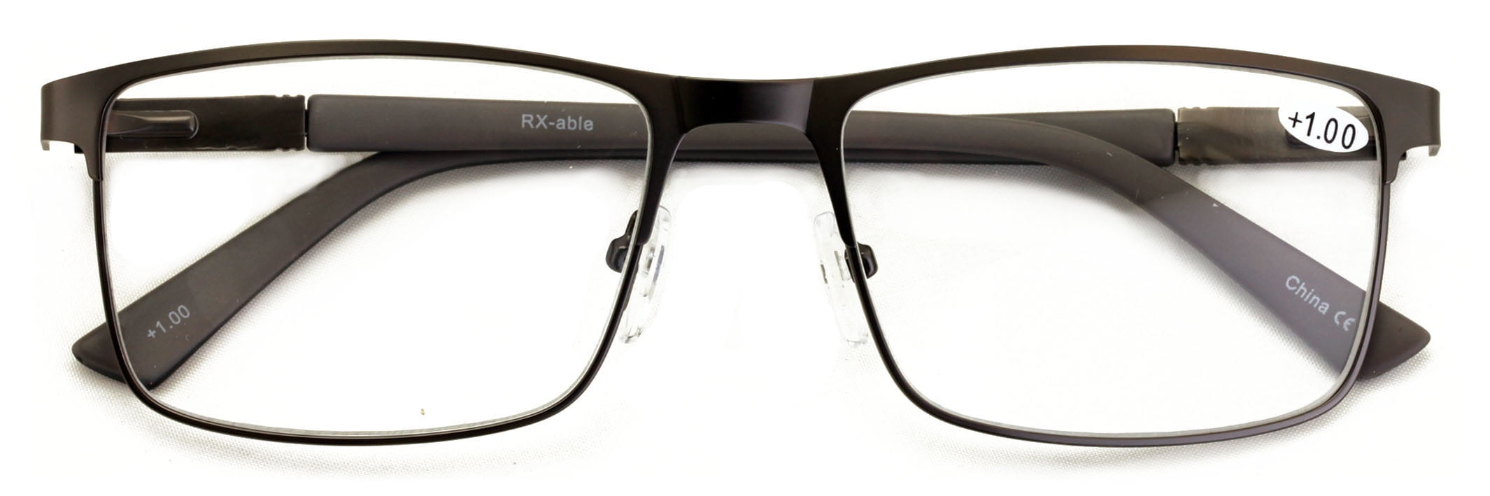 Men Premium Optical Frame Wide Large Head Reading Glasses Rectangular ...