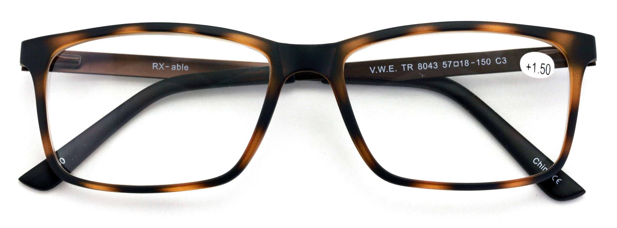 Men Premium Rectangle TR90 with Extended Metal Temple - Extra Large ...