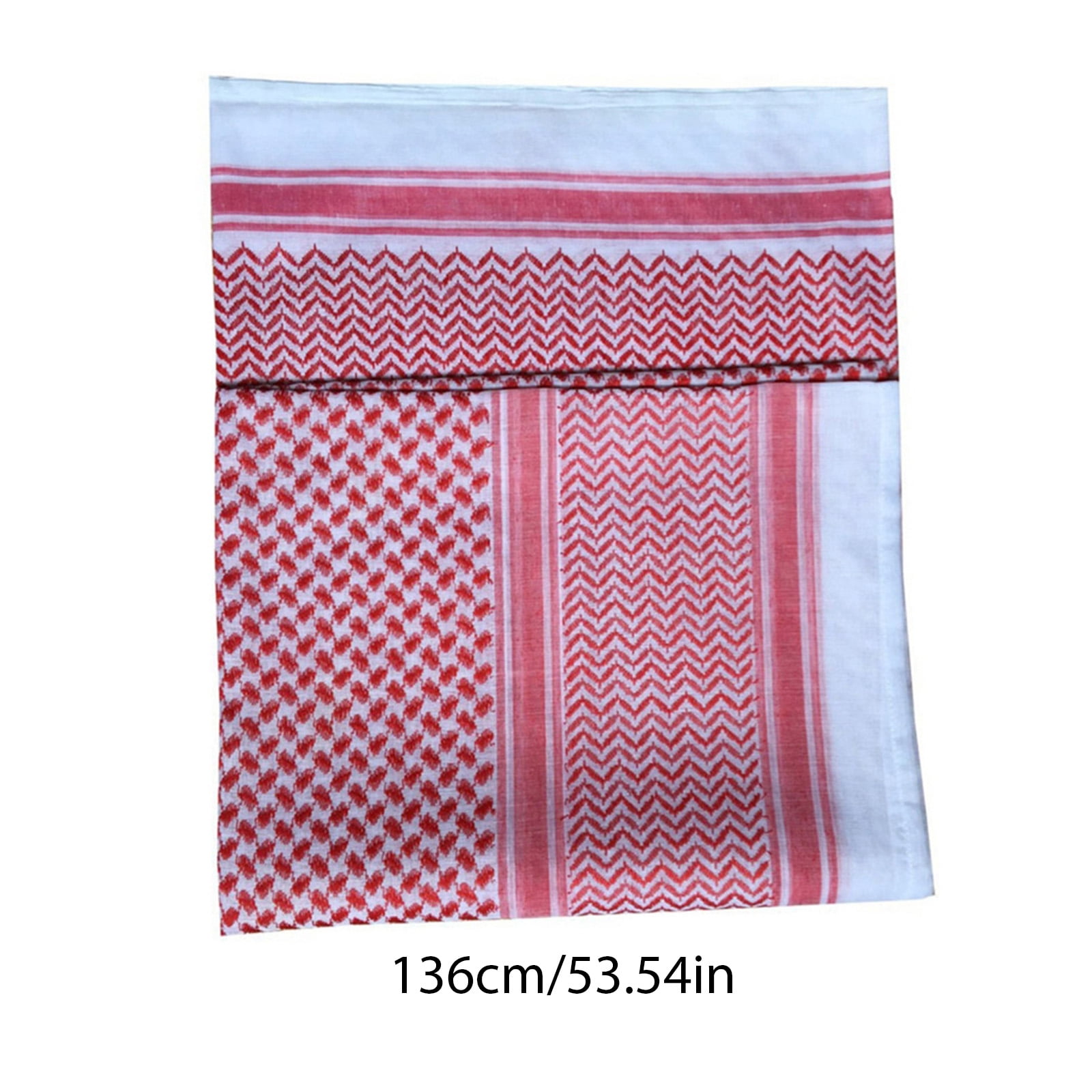 Men Print Headscarf Arab Shemagh Turban Neck Wrap Keffiyeh Arabic ...
