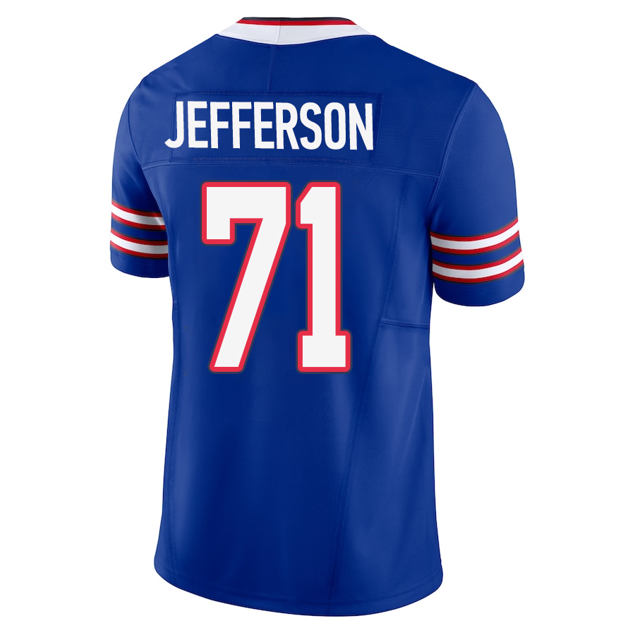 Men_Quinton_Jefferson_71_Royal_Jersey - Walmart.com