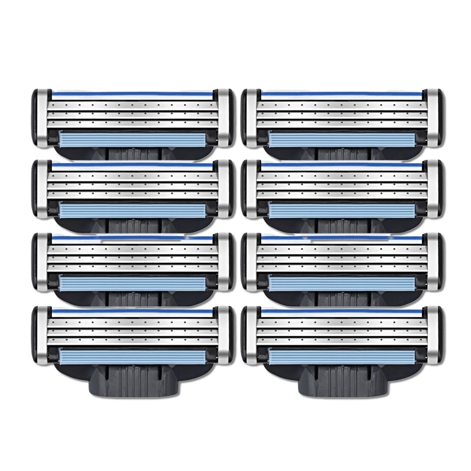 Men Razor Blade Refills, Precision Cut Stainless Steel Blades razors ...