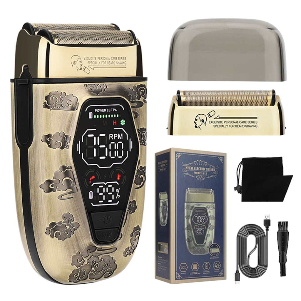 Men Reciprocating Shaver Electric Shaver Waterproof Reciprocating ...