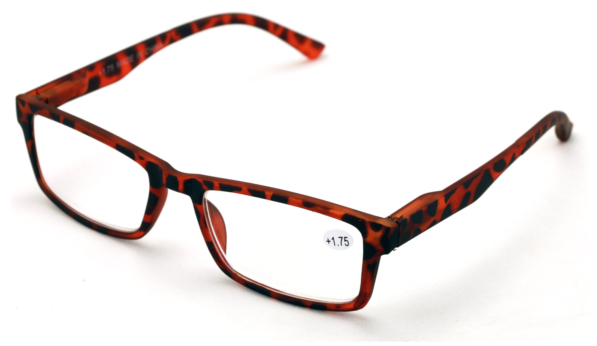 Men Rectangular Unisex Readers with Spring Hinge - Soft Matte Reading ...