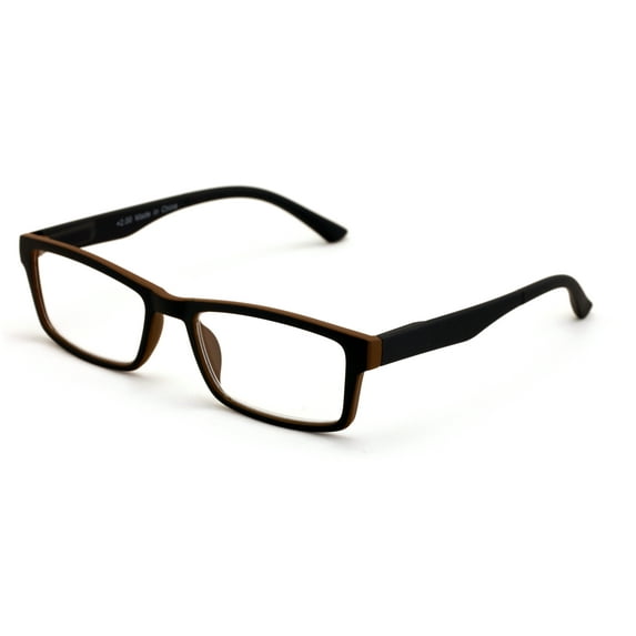 Men Rectangular Unisex Readers with Spring Hinge - Soft Matte Reading ...