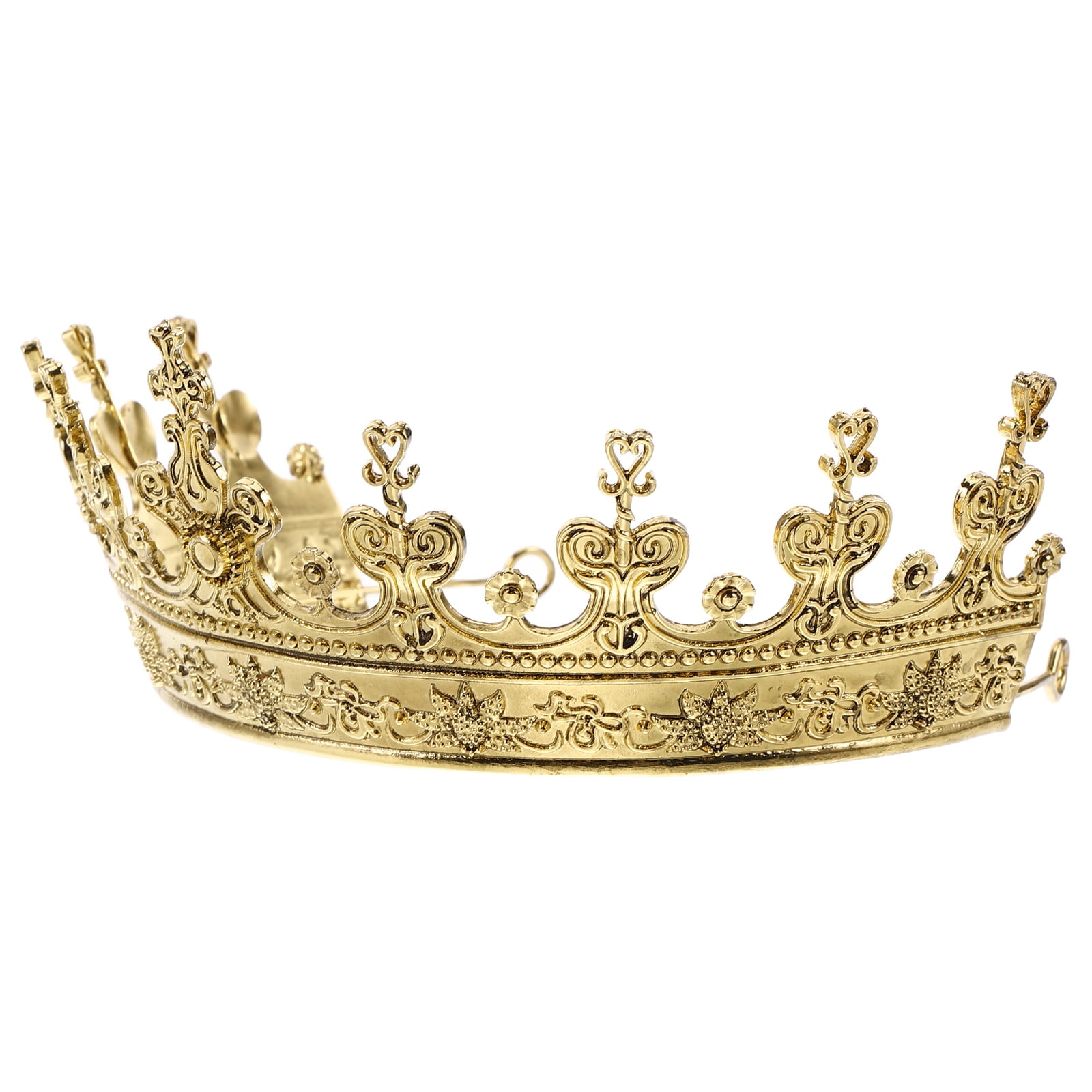 Men Retro King Crown Elegant Gold Headdress For Prince Ideal For ...