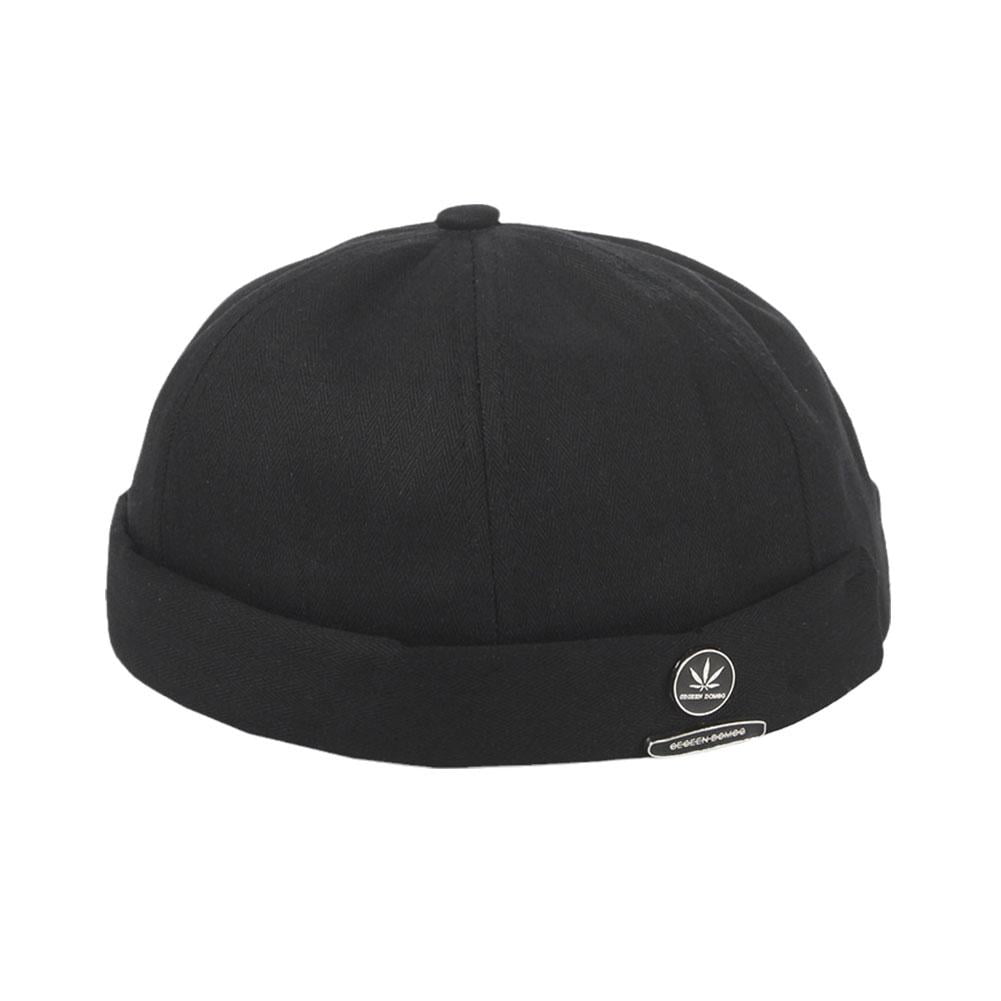 Men Retro Urban Unique Street Docker Hat Brimless Skull Cap gift Cap ...
