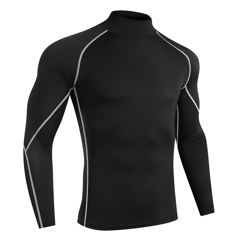 Men Running T shirt Quick Dry Bodybuilding Sport Shirt Long Sleeve ...