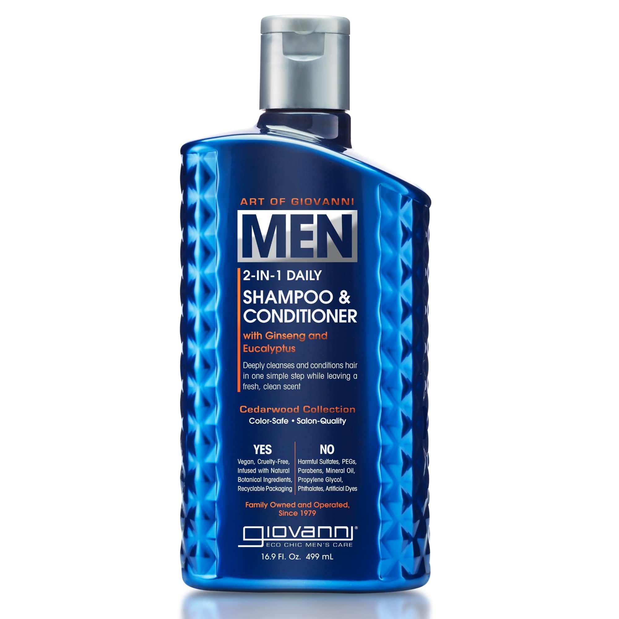 Men’S 2-In-1 Daily Body Wash & Facial Cleanser, 16.9 Oz., With Ginseng ...