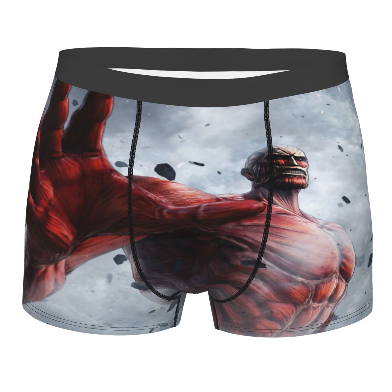 Men'S Attack On Titan Boxer Briefs Underwear Cartoon Boxer Shorts ...