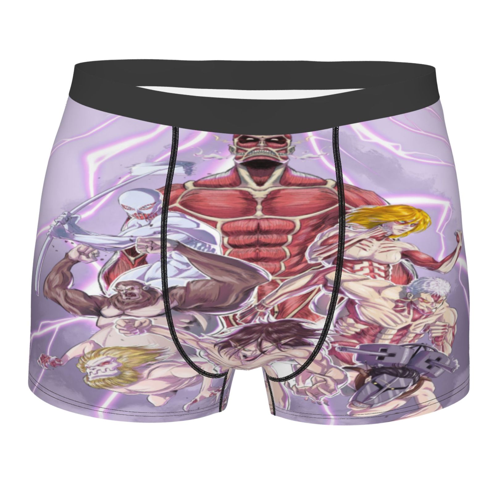 Men'S Attack On Titan Boxer Briefs Underwear Cartoon Boxer Shorts ...