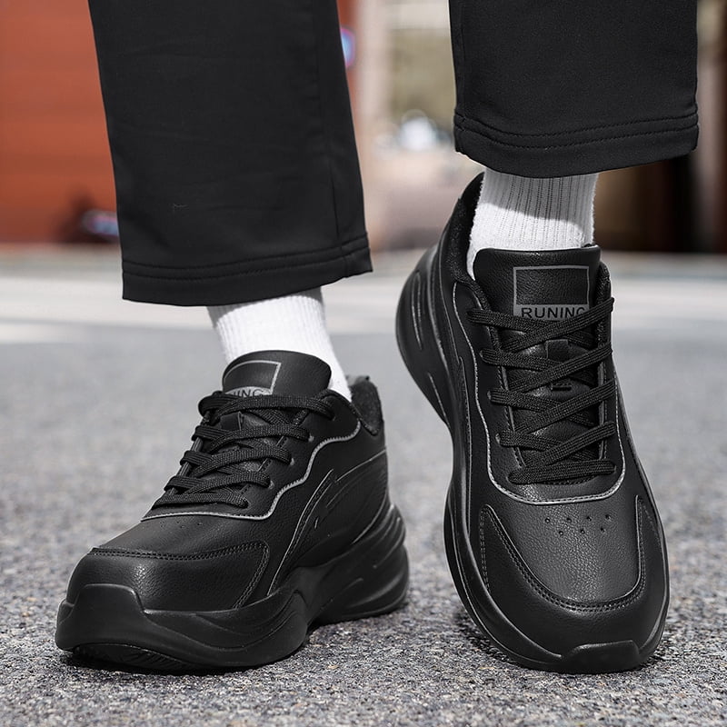 Men'S Autumn-Winter Thick-Soled Hiking Camping Rope Skipping Running ...