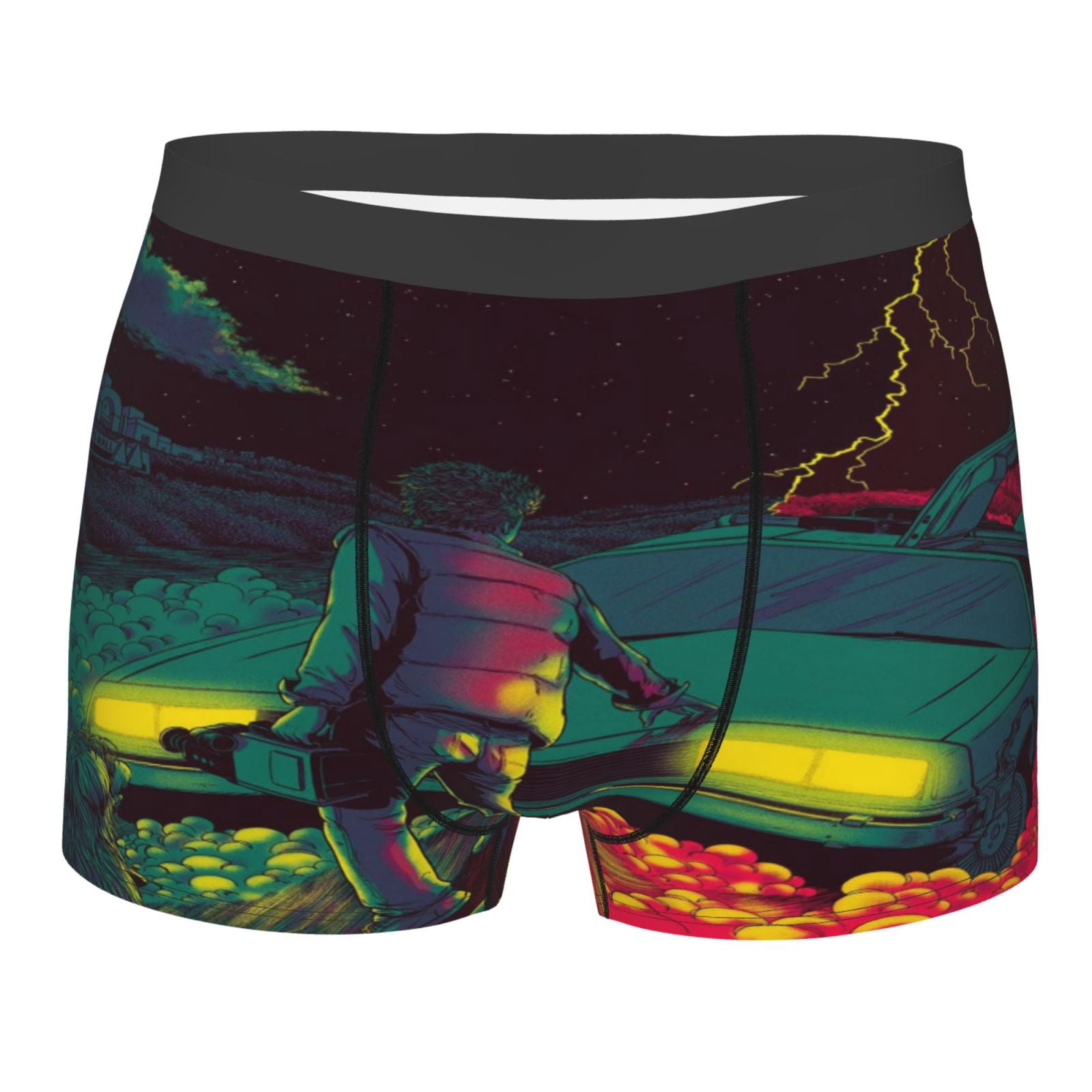 Men'S Back T0 Movie Future Boxer Briefs Underwear Cartoon Boxer Shorts ...