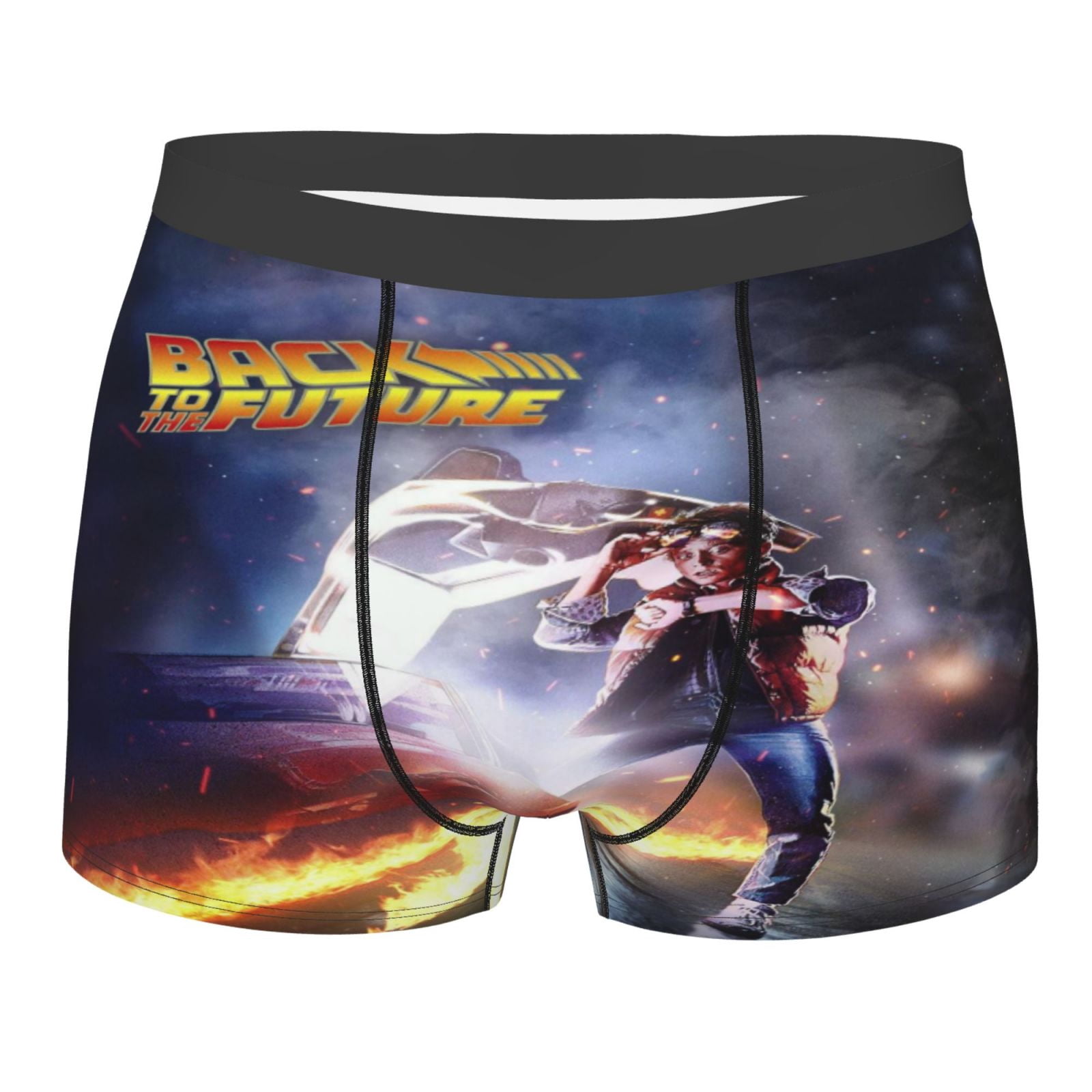 Men'S Back T0 Movie Future Boxer Briefs Underwear Cartoon Boxer Shorts ...
