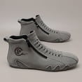 Men'S Boots with Handmade Stitching, Casual Shoes with Rubber Soles ...