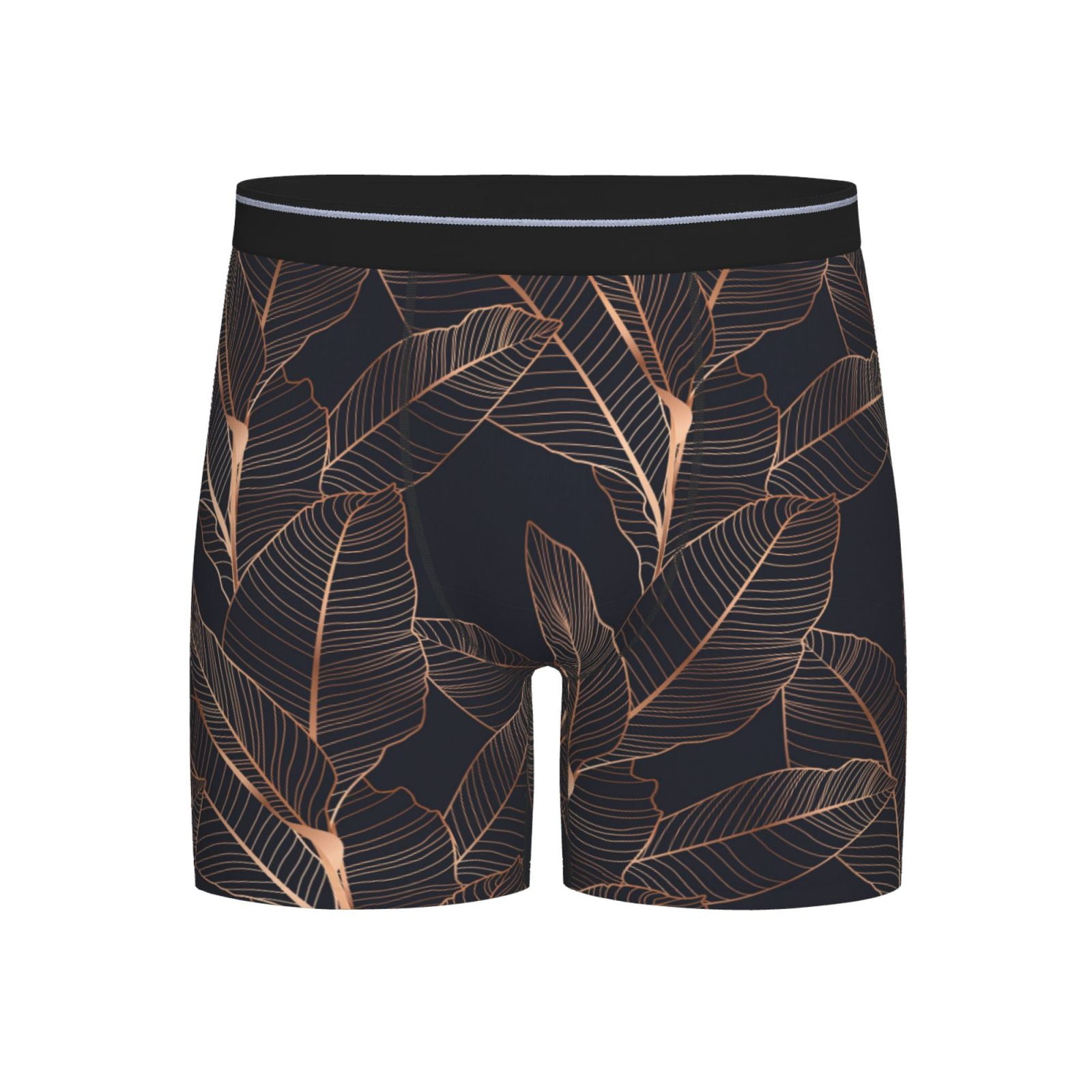 Men'S Boxer Briefs, Bananapalm Tree Leaves Soft And Breathable Mens ...