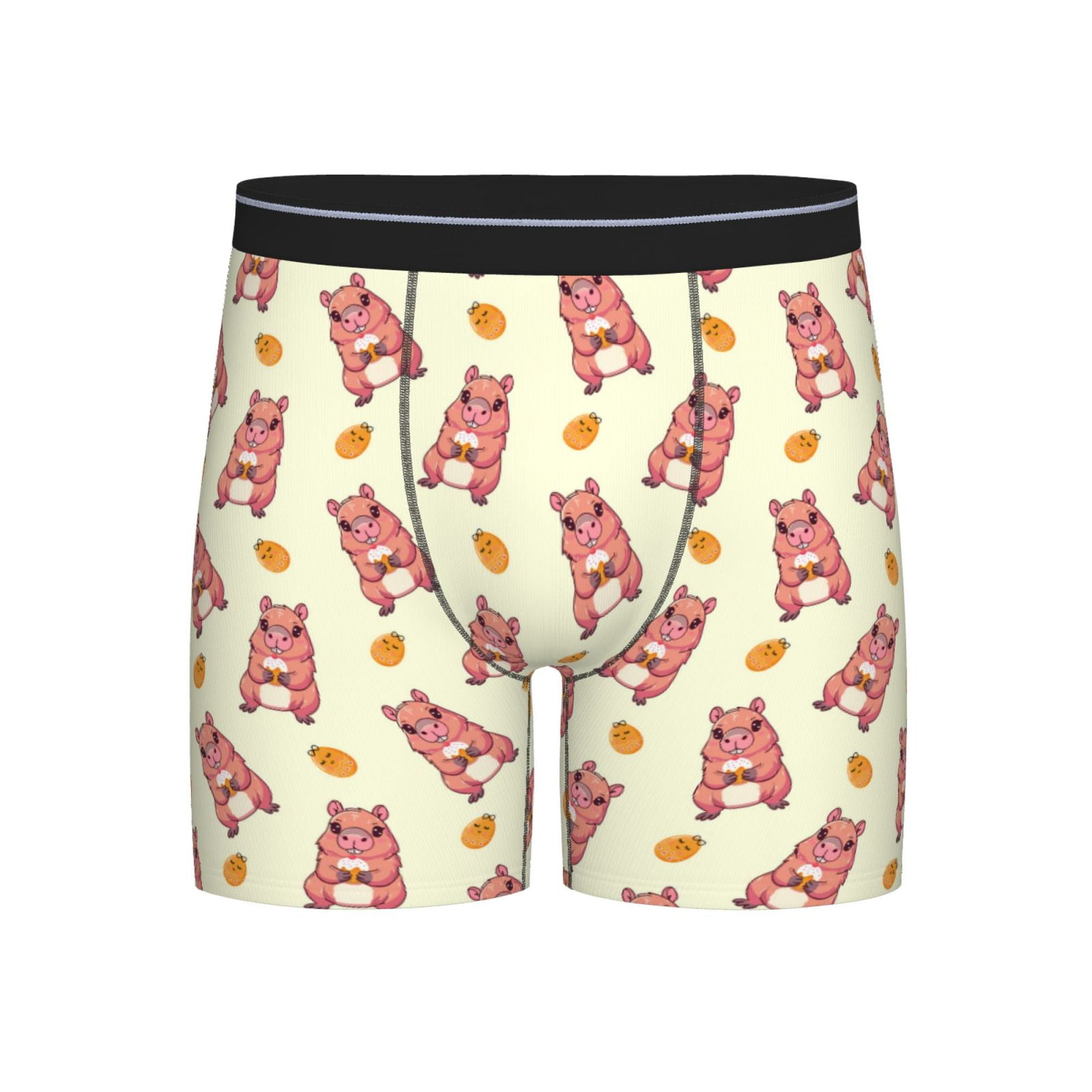 Men'S Boxer Briefs, Capybaras Easter Eggs Soft And Breathable Mens ...